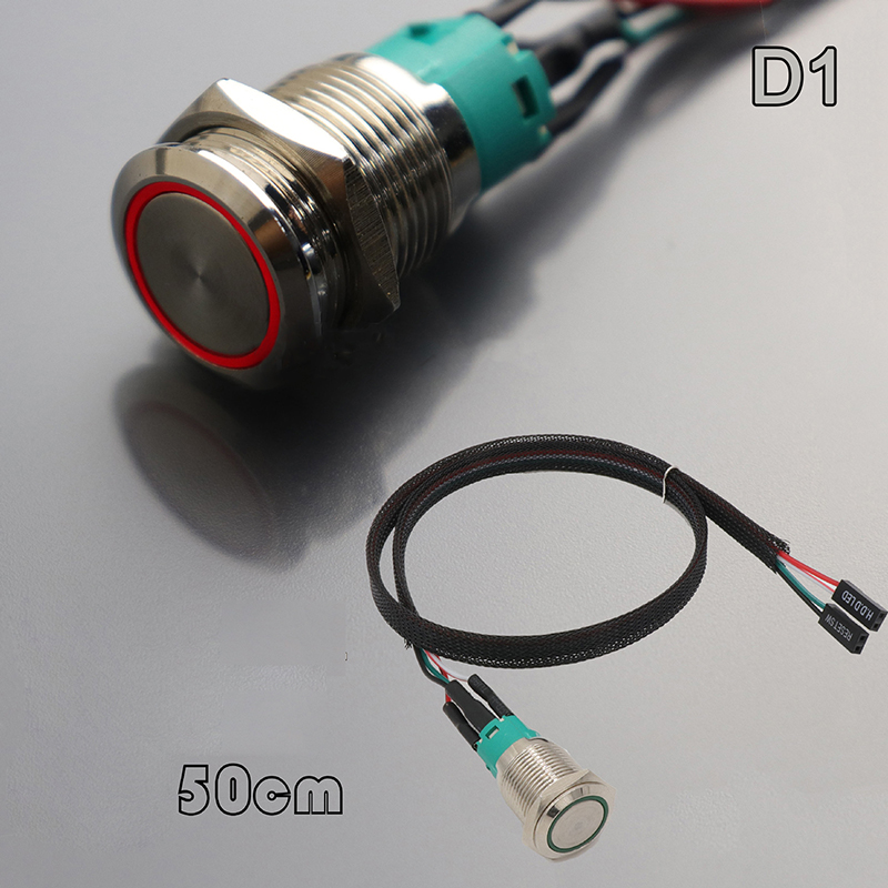 PC Host Start Power SW Button Switch Computer Reset SW Button Switch ...