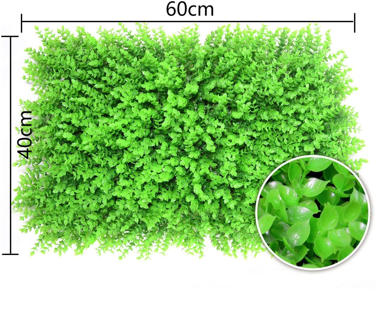 Artificial Plant Panels Hedges Panels Lifelike Grass Wall Panels Fresh ...