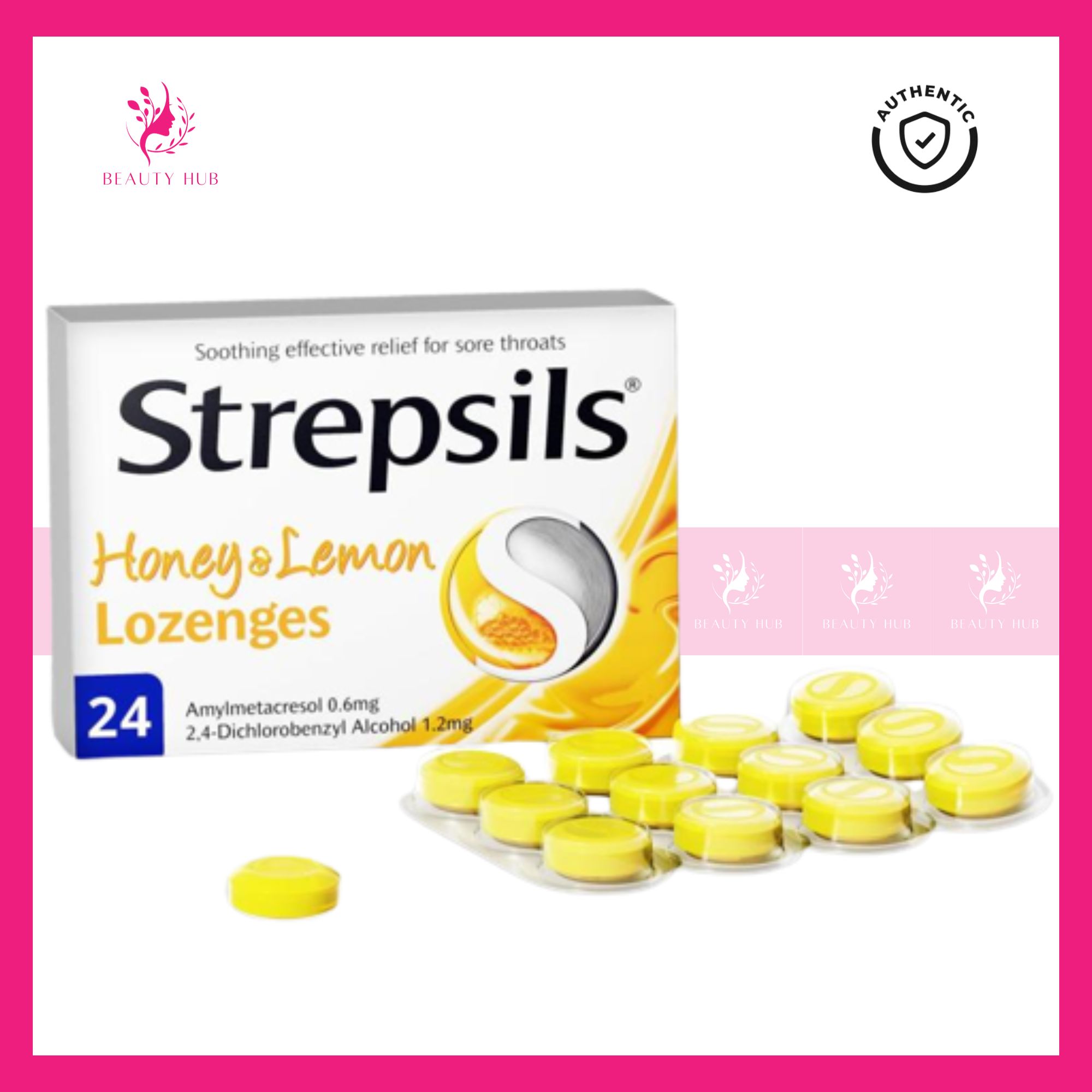 Strepsils Lozenges Relief Of Mouth And Throats 24 Lozenges | Daraz.com.bd