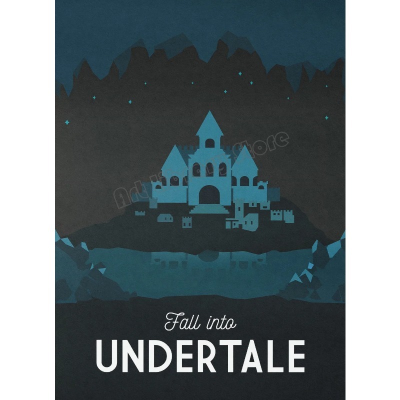 Hot Video Game Undertale Poster Anime Cartoon Characters Poster Canvas ...