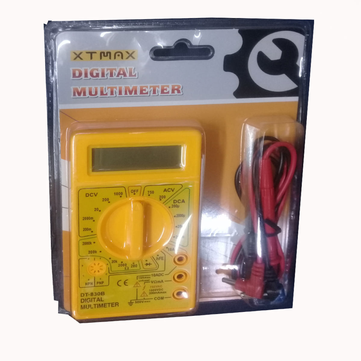 Digital Multimeter Handheld Digital Multimeter LCD Backlight Portable ...