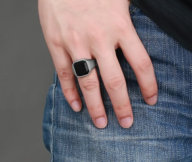Silver Finger Ring for Men - Ring For Men - Ring For Men | Daraz.com.bd