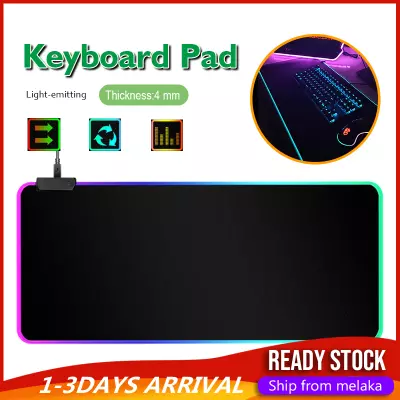 Quality Rgb Lighting Gaming Mouse Large Size Mouse Pad Keyboard Pad ...