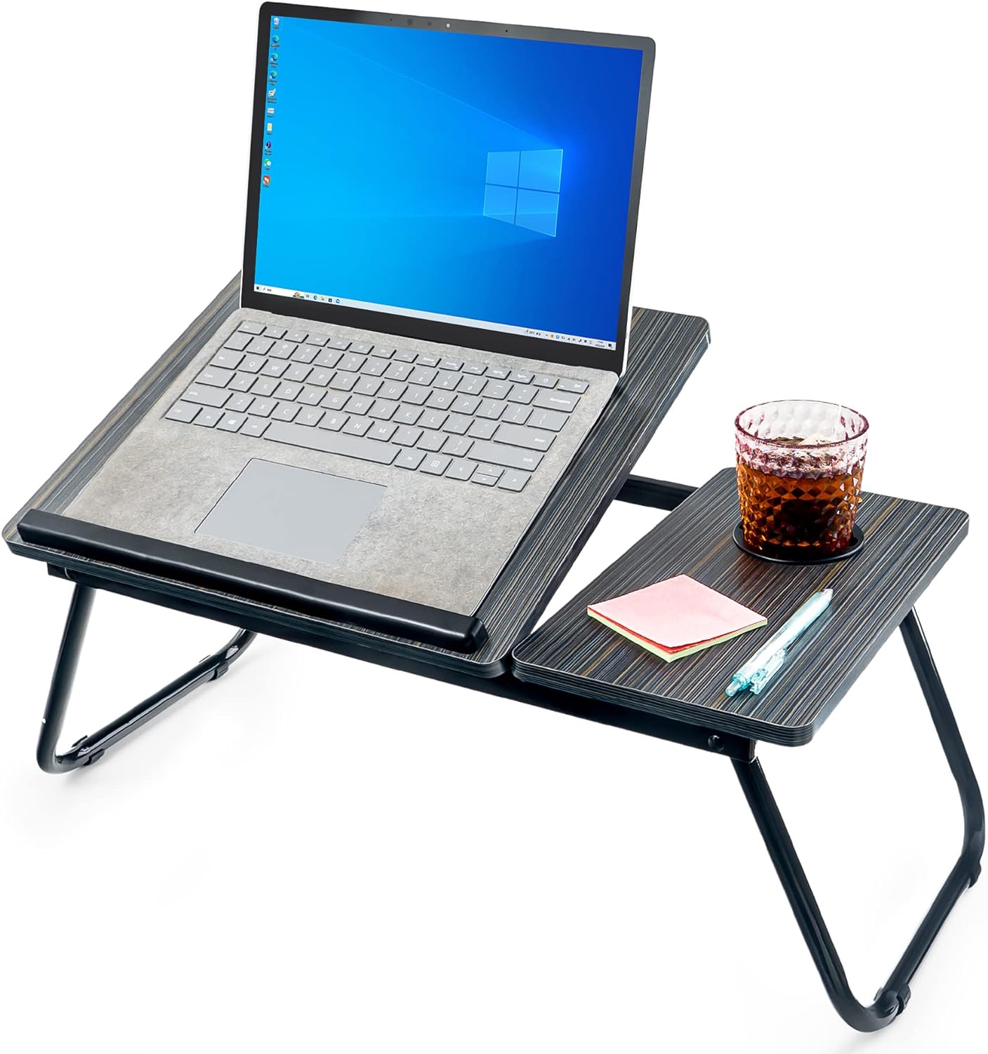 DOUBLE PART FOLDABLE LAPTO TABLE FOLDABLE TAB AND LAPTOP DESK BREAKFAST ...