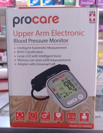 Digital Blood Pressure Machine BP Check Machine procare | Daraz.com.bd