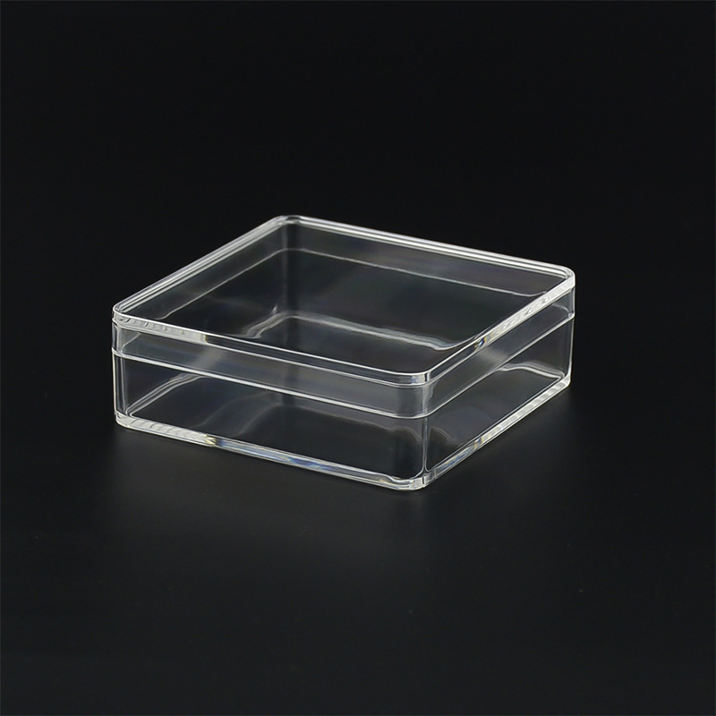 50ml Mini Small Square Transparent Plastic Storage Boxes Crystal ...