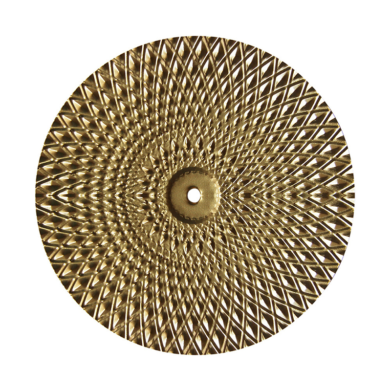 Light Luxury Round Golden Wall Decoration Hanging Metal Irregular Disc ...