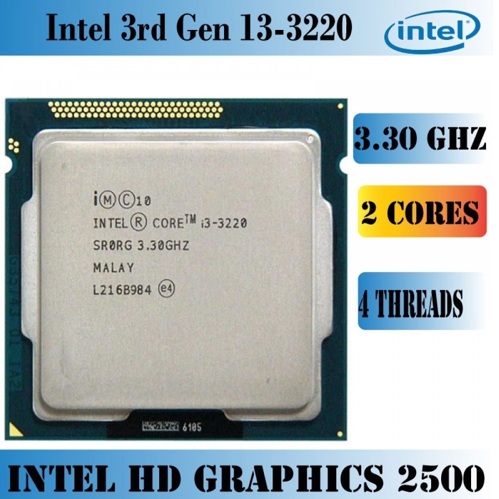 Intel Core i3 3rd Gen 3.30GHz Desktop Processor | Daraz.com.bd
