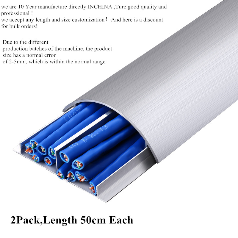 90X23mm Aluminum Metal Surface Cable Raceway Metal Floor Cable Duct ...