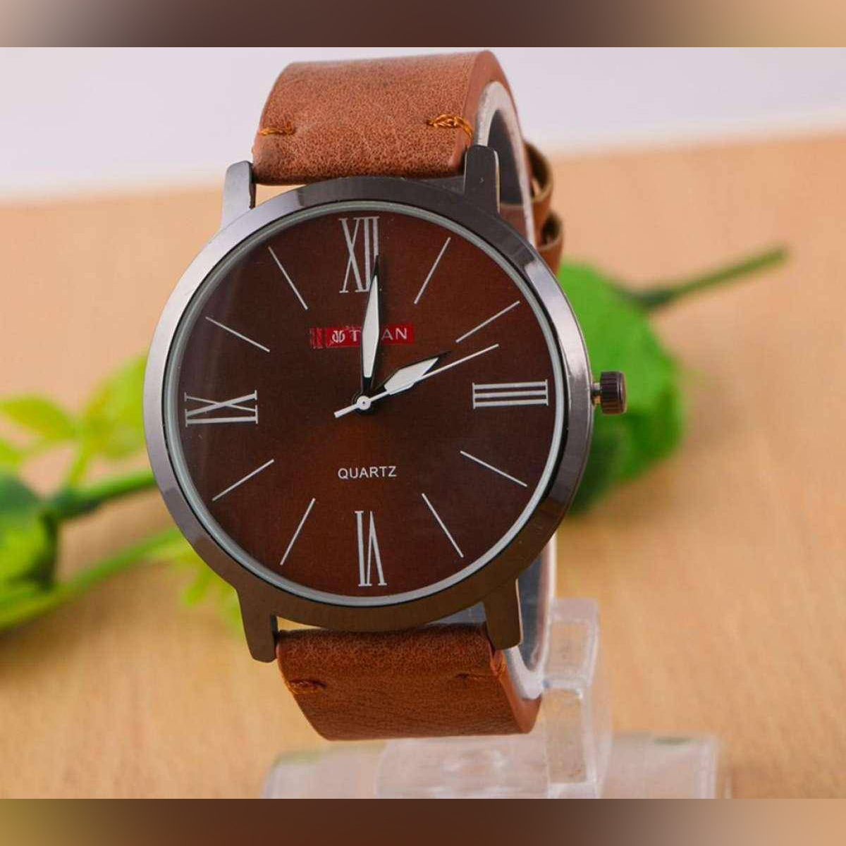 Leather Analog Watch for Men - Blue - Watch | Daraz.com.bd
