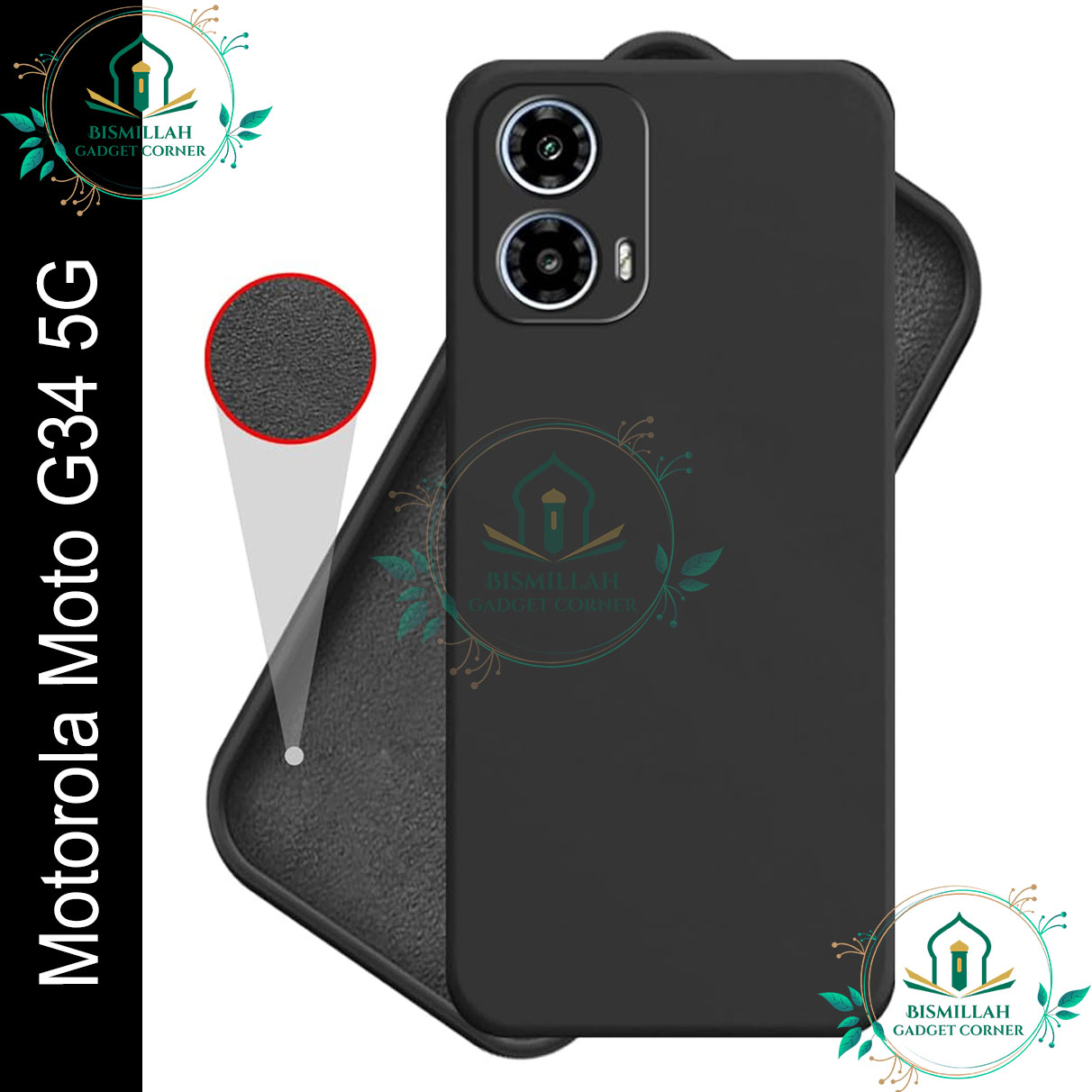 Premium Liquid Silicone Phone case for Motorola Moto G34 5G Liquid ...