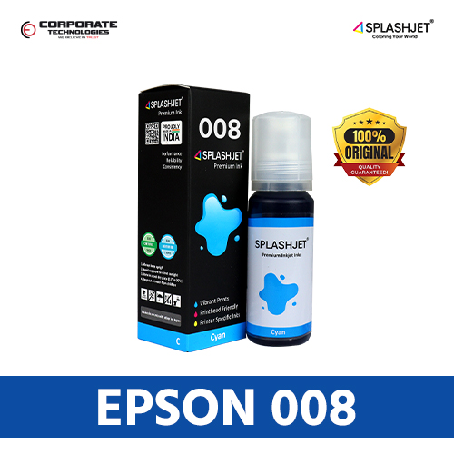 EPSON 008 SPLASHJET premium Compatible Refill Pigment Ink for Epson ...