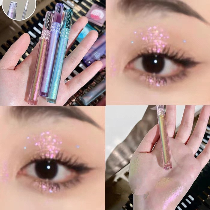 Liquid Eyeshadow Pearlescent Eyeliner Glitter Sequins Lying Silkworm ...