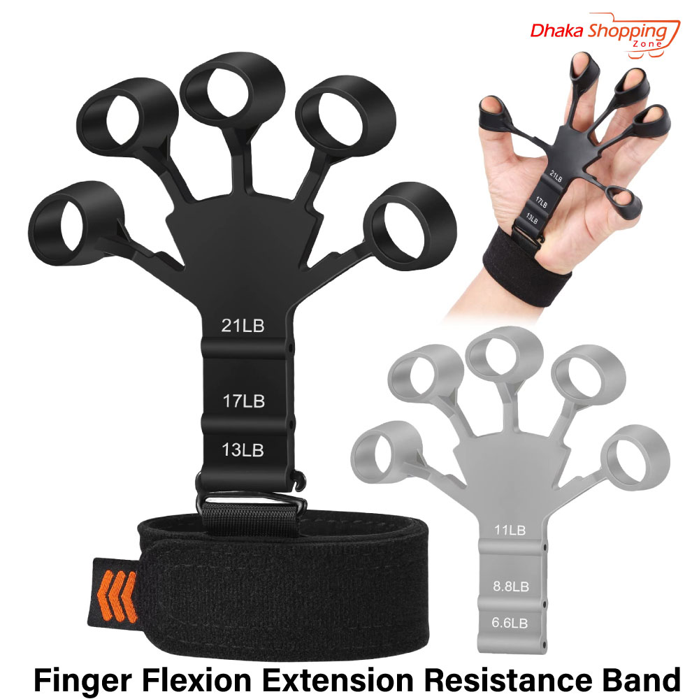 Silicone Hand Grip Device Finger Exerciser Strengthener Stretcher ...