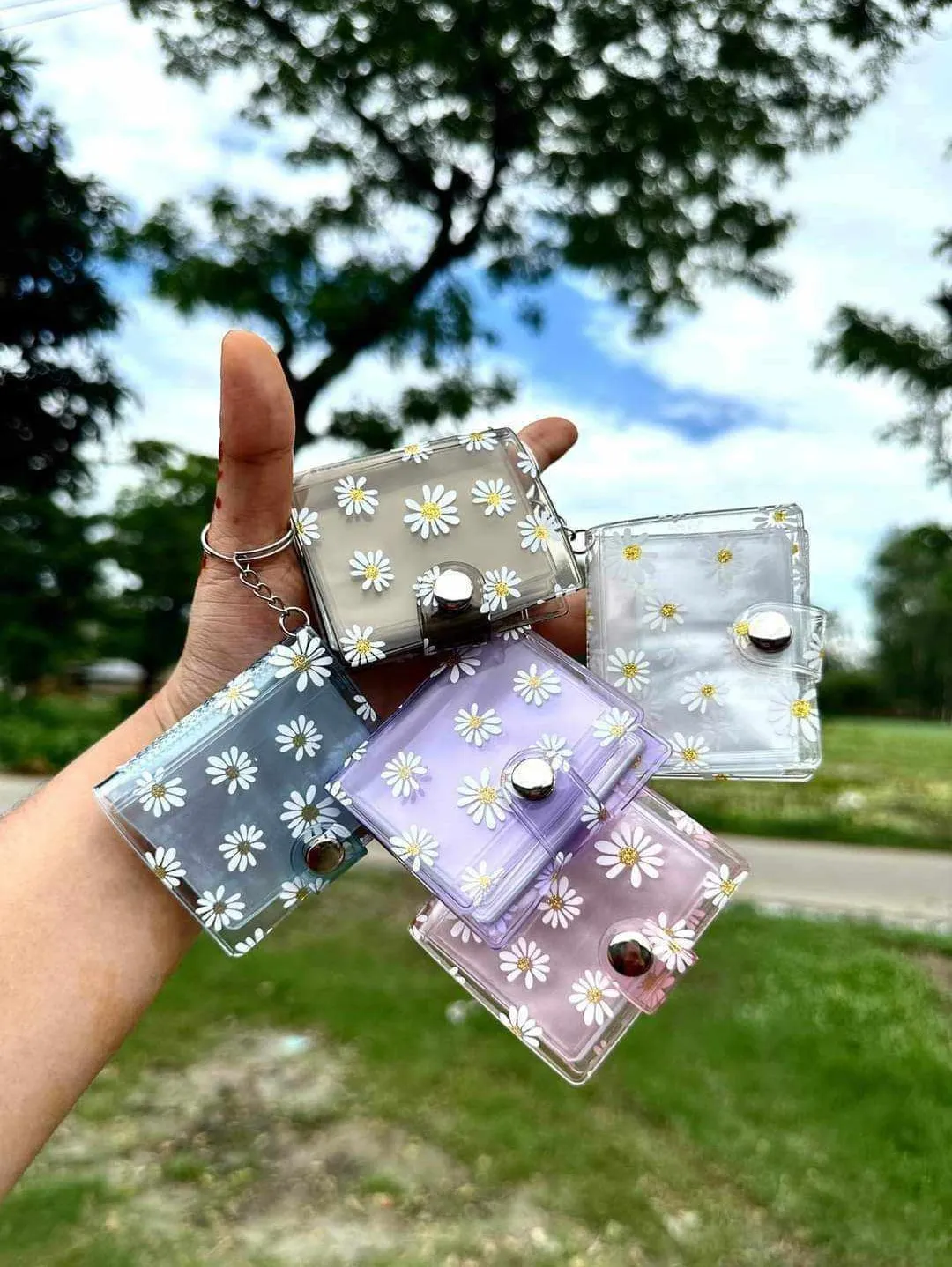 Mini Album Keychain Photo Storage Interstitial Pocket Keyring Lover ...