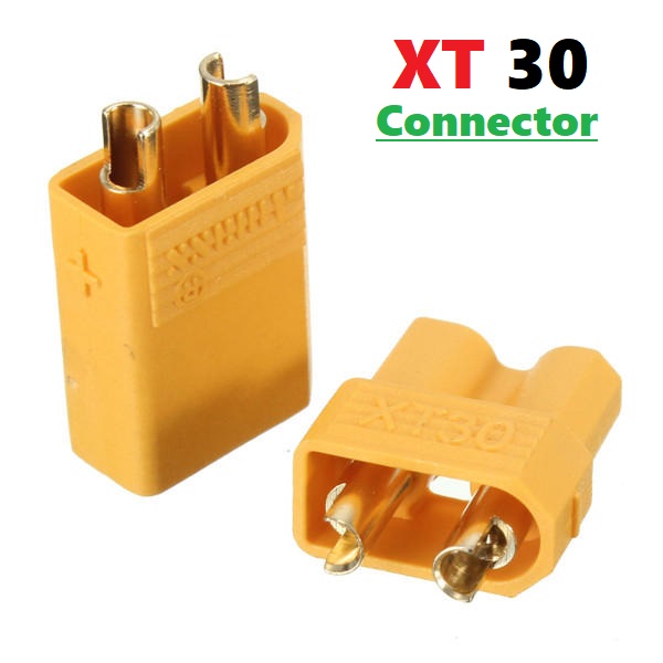 1Pair- XT30 Connector XT30 MALE FEMALE Connectors XT30 Plug Socket XT30 For Lipo Battery Cables ...