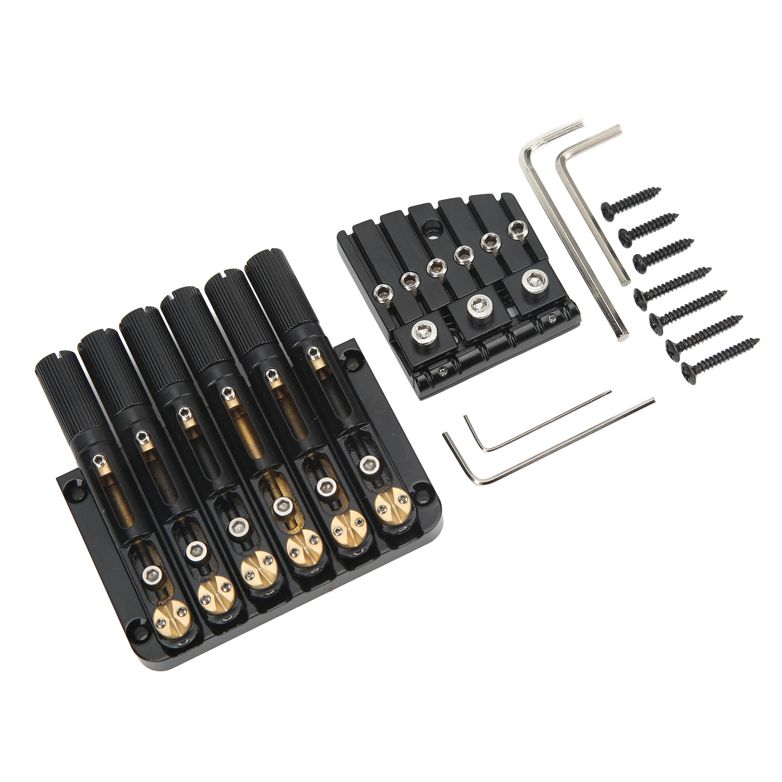 6 String Headless Guitar Bridge Retro Style Guitar Replacement Bridge ...