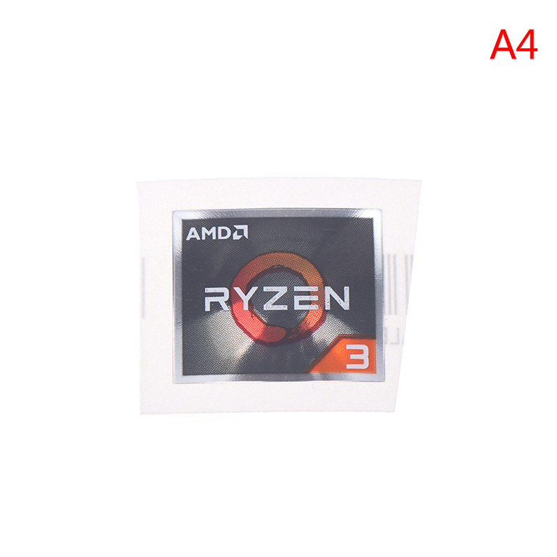 5PCS AMD Processor Series Label Sticker A9 PRO E2 Ryzen 3 5 7 Logo DIY ...