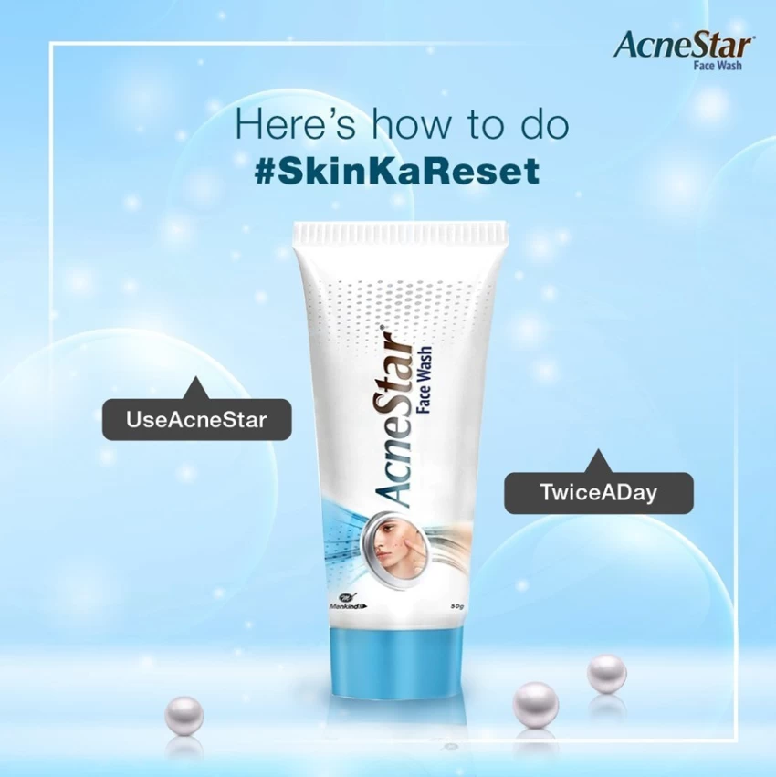 Acne Star Face Wash -50gm (India) | Daraz.com.bd