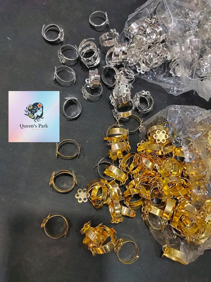 finger ring base adjustable for jewellery making accessories 20 pieces ...