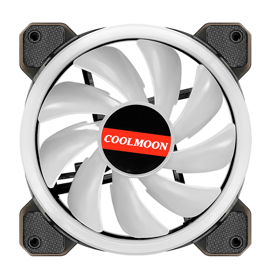 COOLMOON 3 Pack RGB 120mm Computer Fan LED Fan with Remote Control ...
