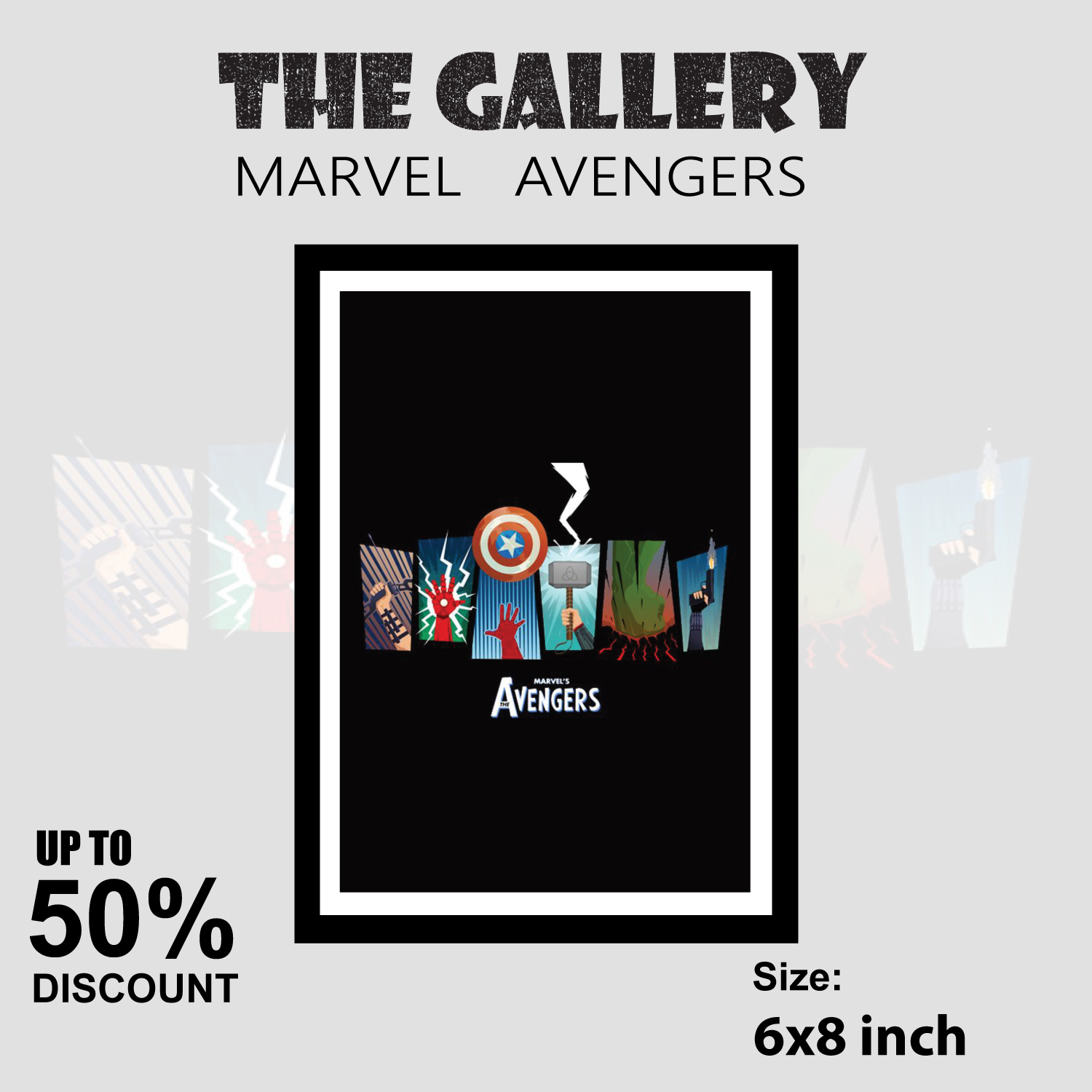 Marvel Avengers Poster For Home Decoration - Photo Frame | Daraz.com.bd