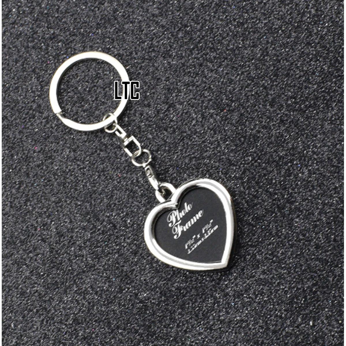 Photo Frame key ring Creative love key chain couple keychain square ...