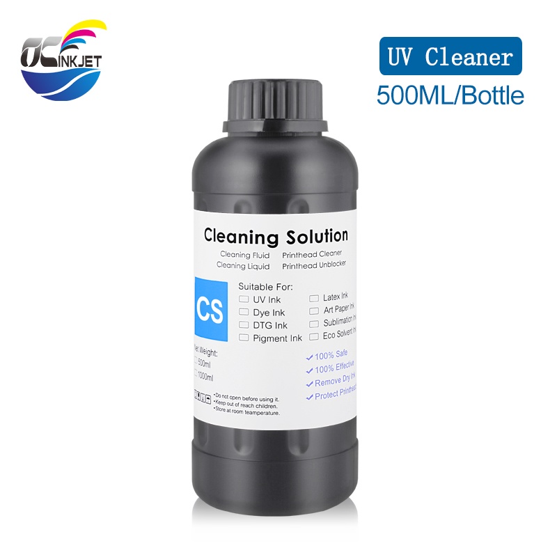 EmotionaE UV Cleaning Liquid 500ML For Epson Roland Mimaki UV Printer ...