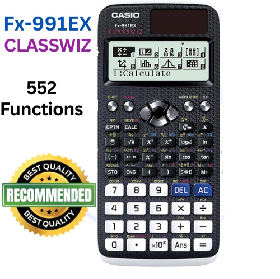 Scientific Calculator FX-991EX' Mster cpy Engineering Calculator/Non ...