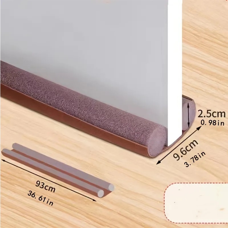 Door Bottom Flexible Sealing Strip Guard Threshold Seal Draft Wind Dust ...