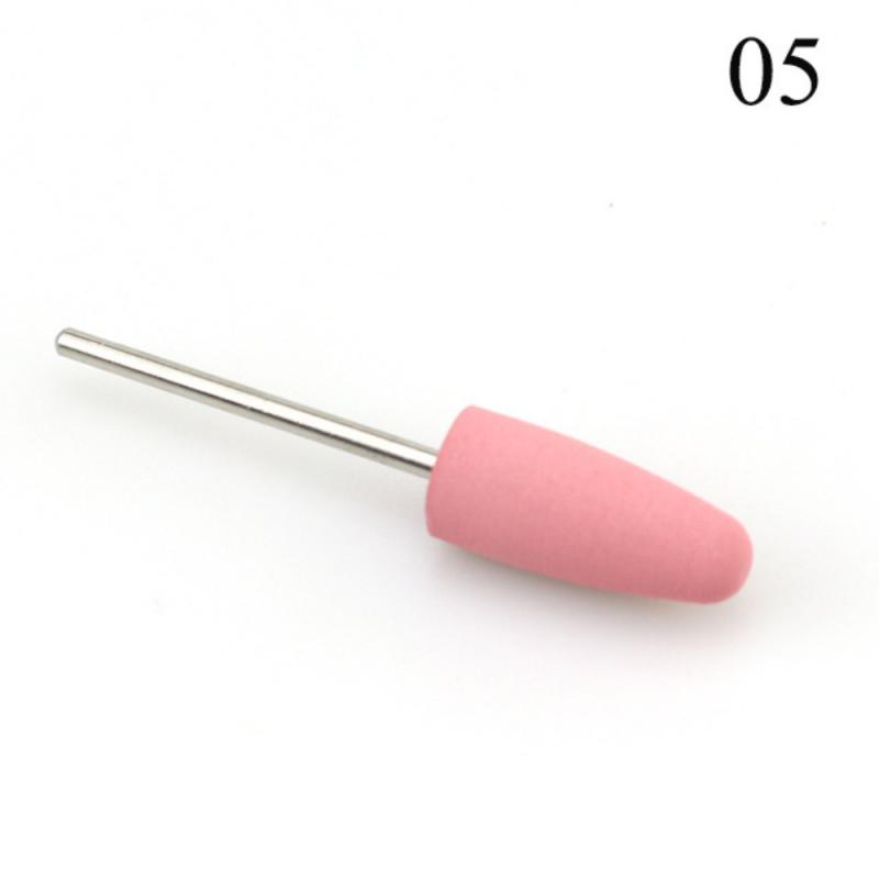 Rolabling 28 Types Rubber Silicone Nail Drill Bit Milling Cutter ...