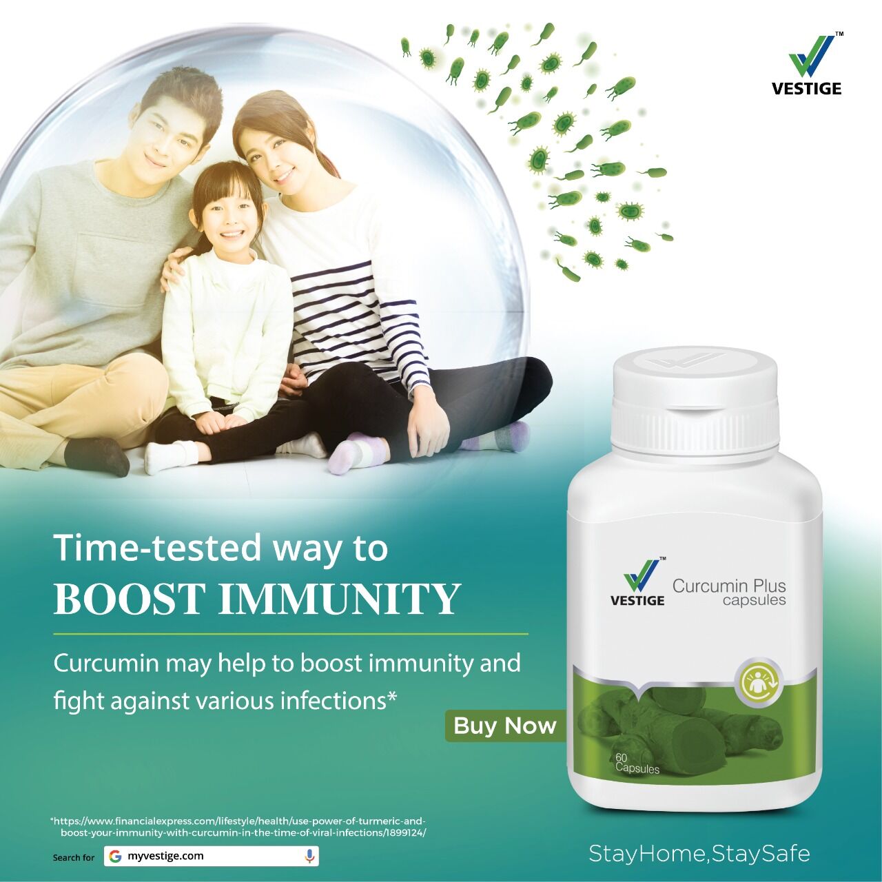 Vestige Assure Curcumin Plus Capsules 60 | Daraz.com.bd