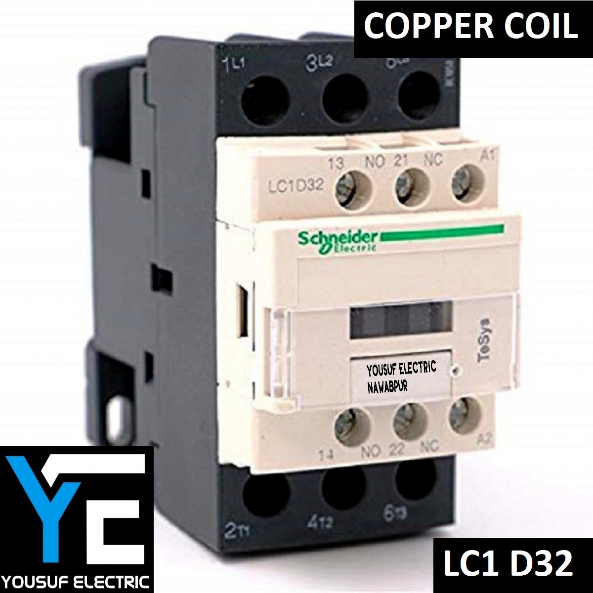 Magnetic contactor switch schneider LC1D32 tesys AC 220V ITH 50A ...