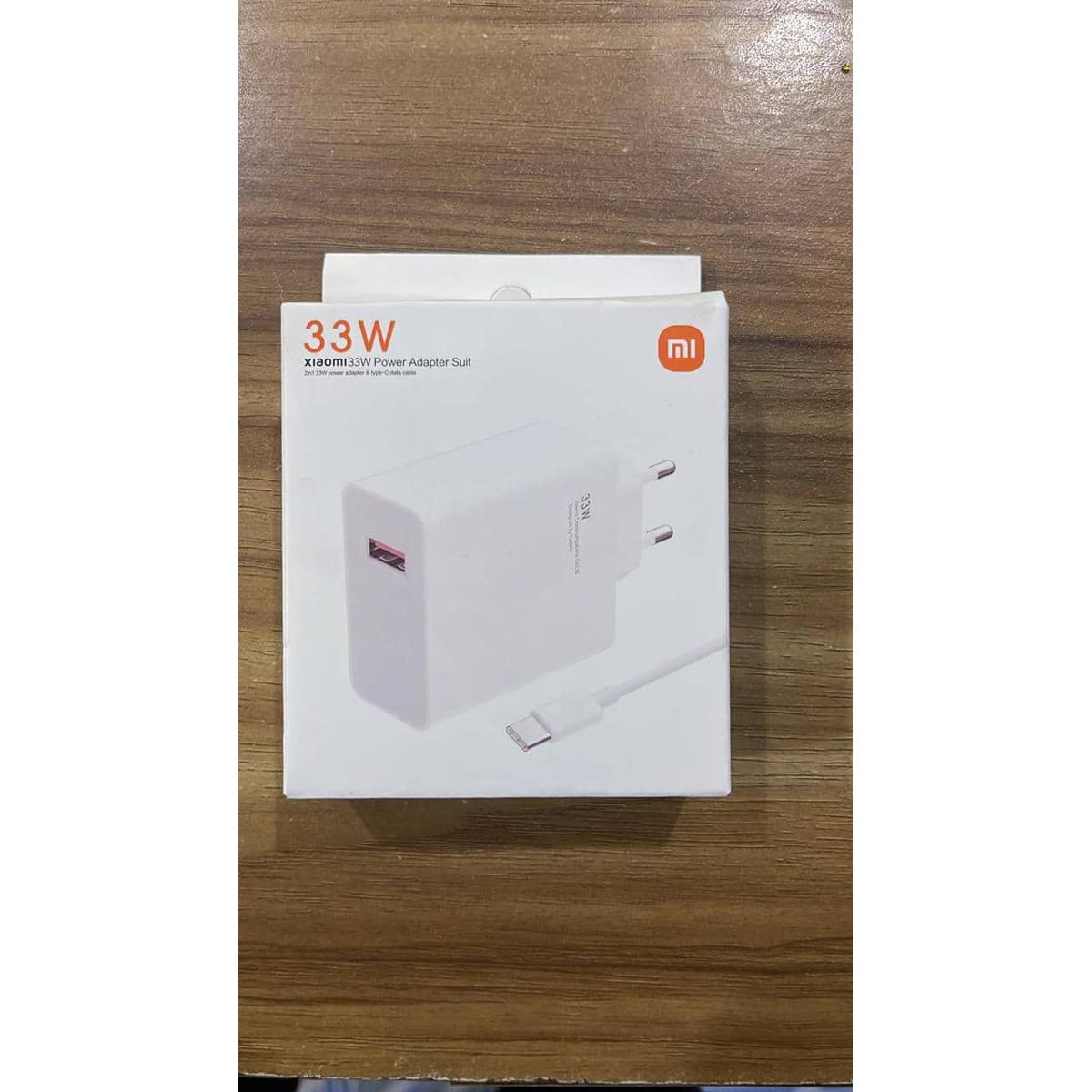 mi 33W power adopter with type c cable | Daraz.com.bd