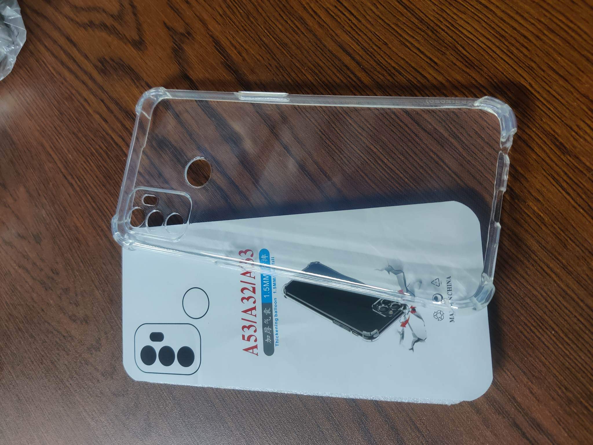 transparent back cover for oppo a53 a33 2020 | Daraz.com.bd