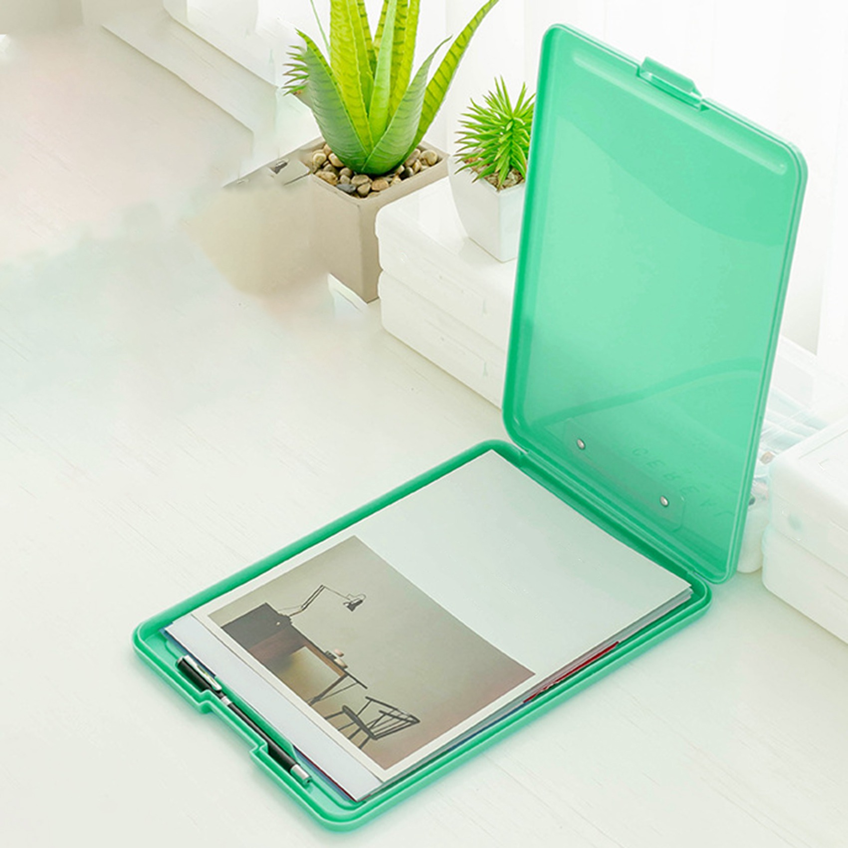 A4 File Bag Test Paper Storage File Box Multifunctional Plastic Office ...