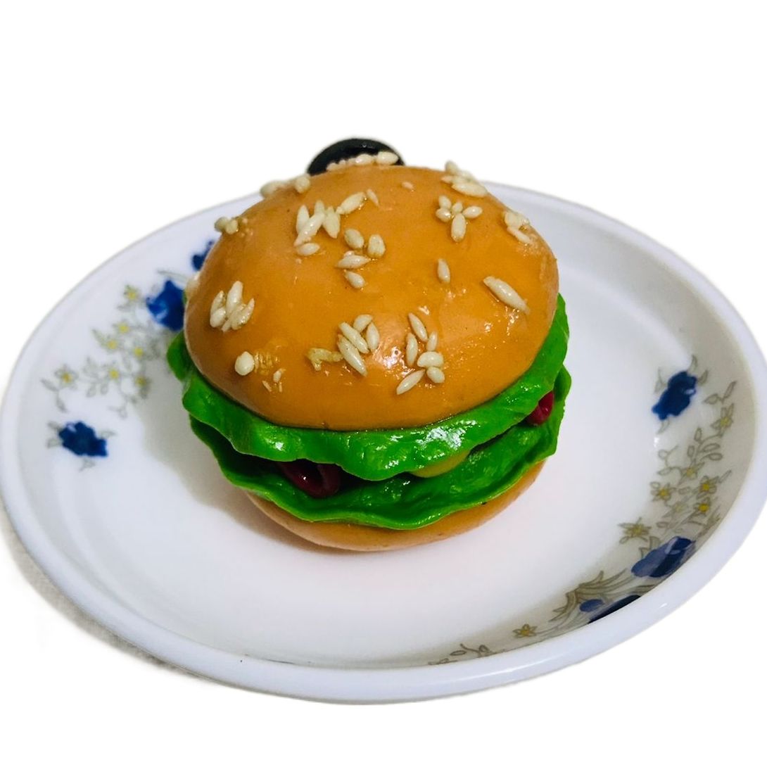 High cheese burger resin 3D Fast Food Freeze Magnetic Refrigerator ...