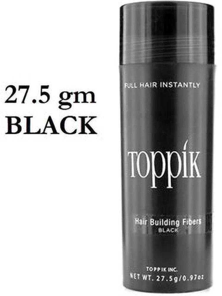 Toppik Hair Building Fibers Black 27.5g | Fill In Fine or Thinning Hair | Instantly Thicker ...