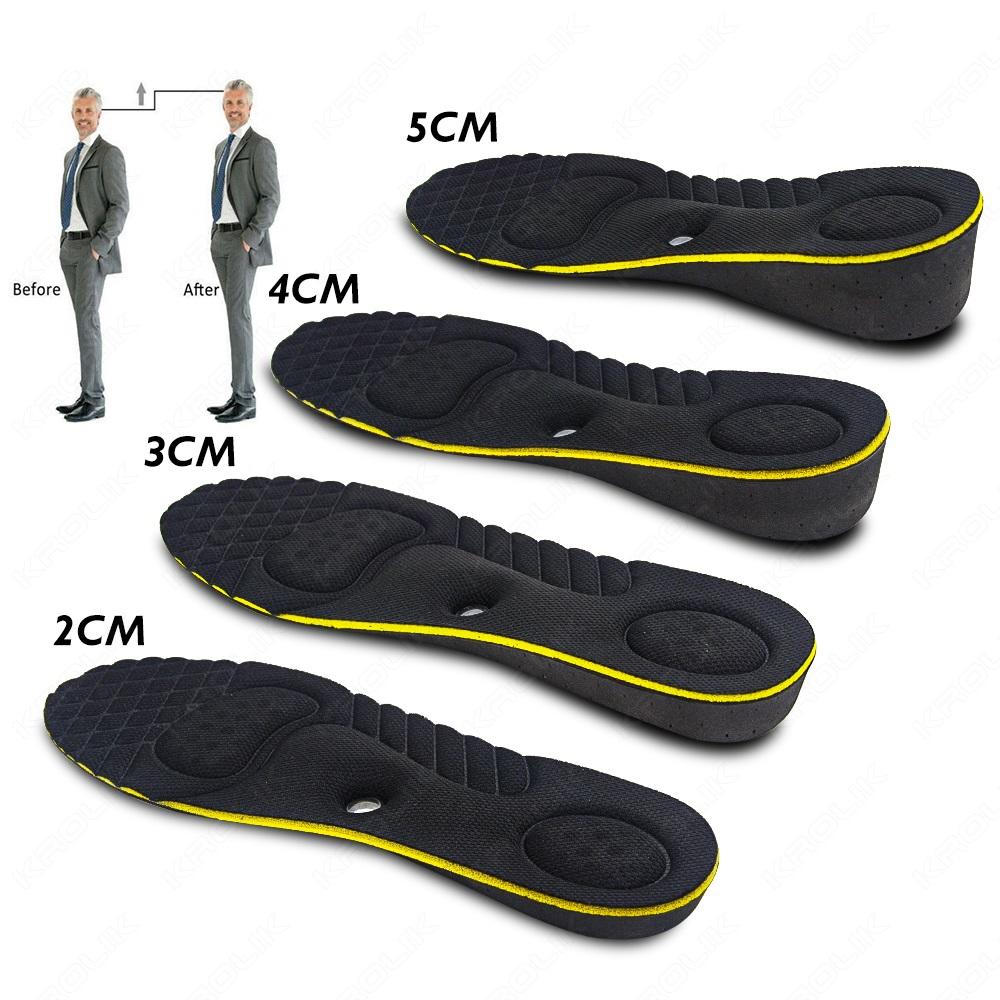 Magnet Massage Height Increase Insoles For Women Men 2/3/4/5 Cm Up ...
