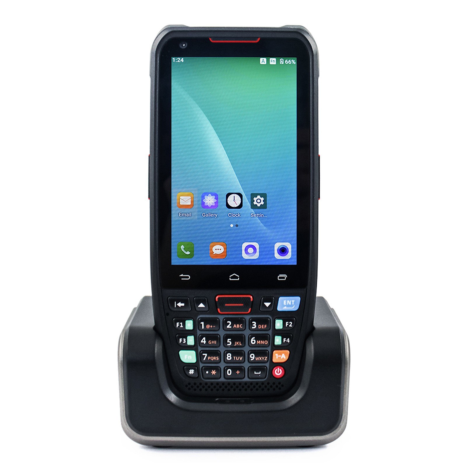 Handheld POS Android 10.0 PDA Terminal with Charge Base 1D/2D/QR ...