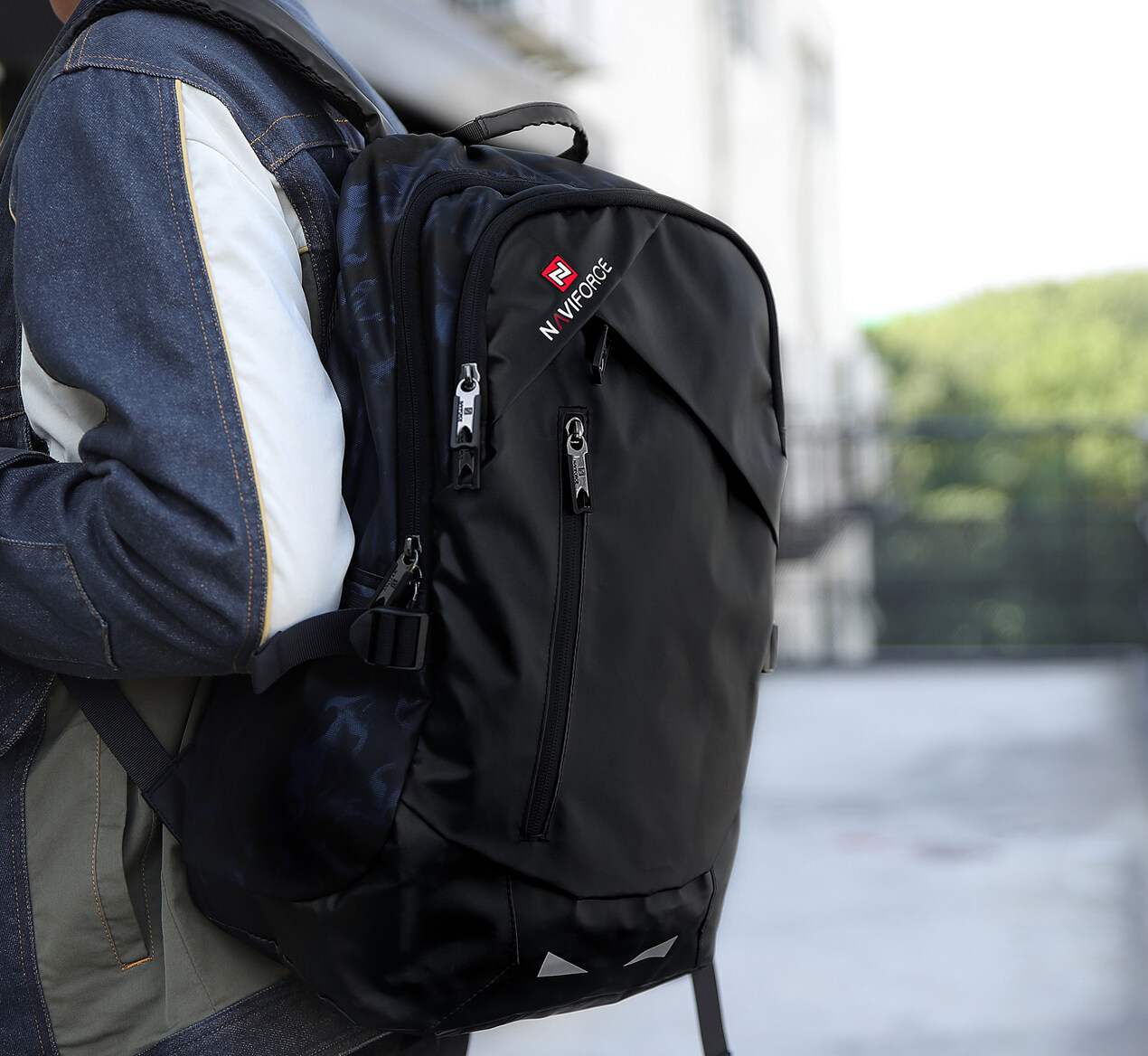 Naviforce Fashion Luxury Business Backpacks High Quality Pu Waterproof Travel Bag Laptop ...