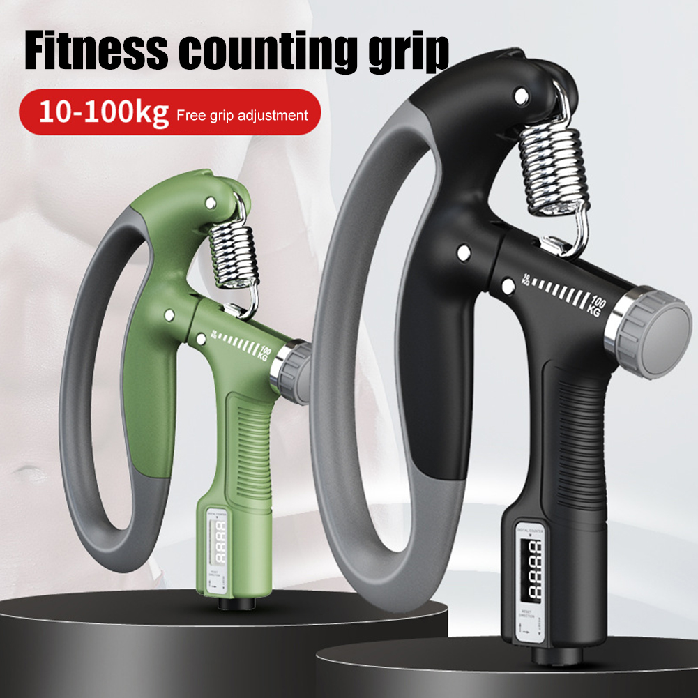 6-60Kg Adjustable Heavy Grips New Strong Man Hand Grip Gym Grippers Arm ...