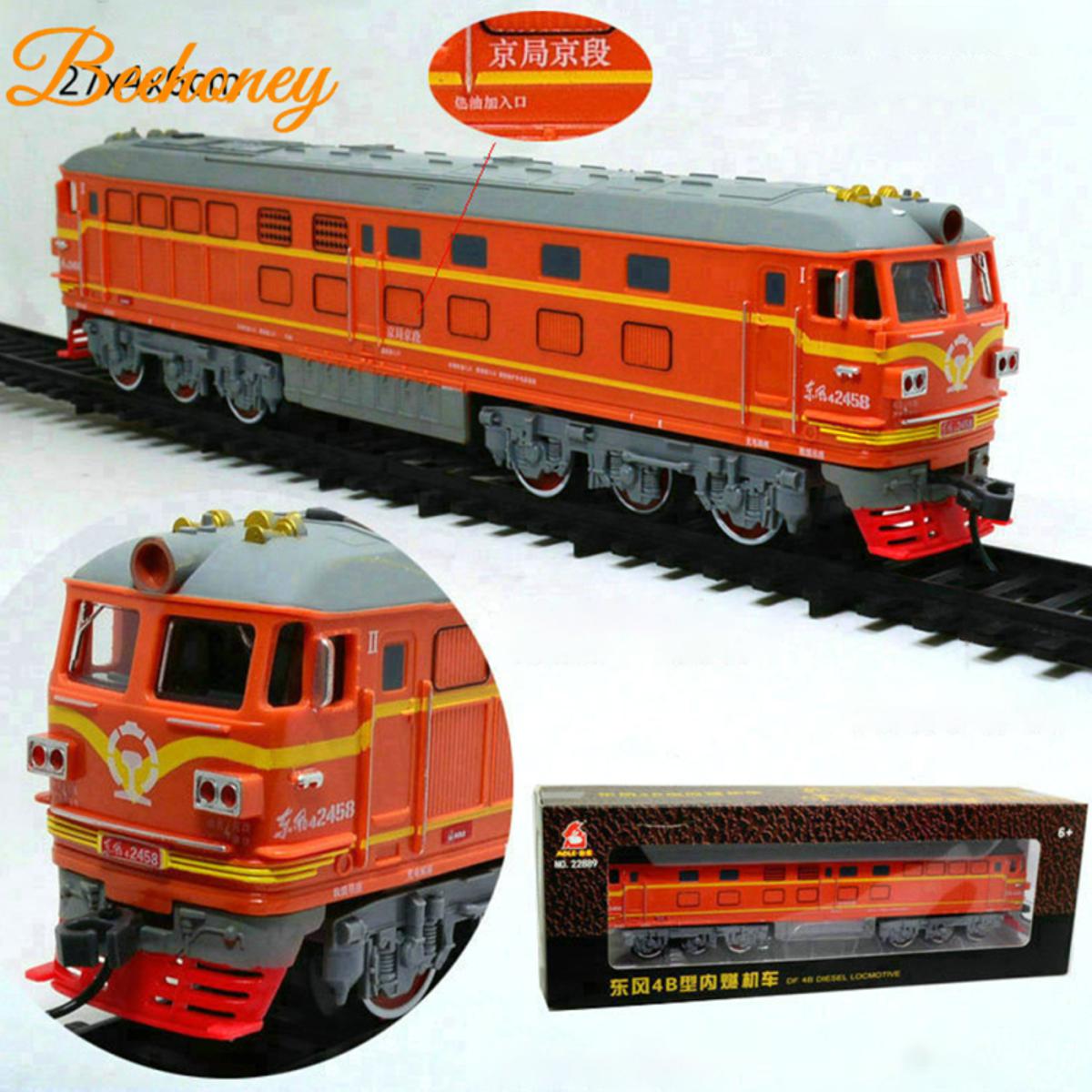 Music Track Trains Electric Toy Long Rail Cars Classic Children's Toys ...