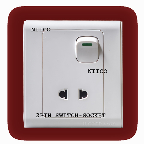Switch Wener Plus 2 Pin Switch Socket | Daraz.com.bd