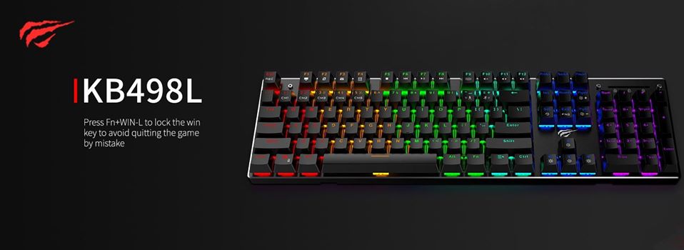 Havit Kb498L Backlit Multi Function Mechanical Keyboard