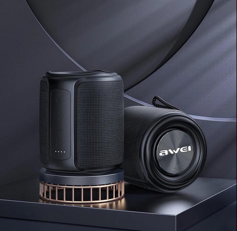 Awei Y310 TWS Wireless Bluetooth Speaker IPX6 , Battery 2200mAh and Play Time : About 12 Hours ...