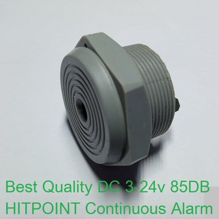 GREY Color 35mm CONTINOUS Beep BUZZER DC 3-24V 85DB Alarm Electronic ...