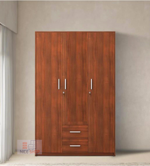 Cherry Color Partex MDF Laminated Board Almirah with 1 inner lock ...