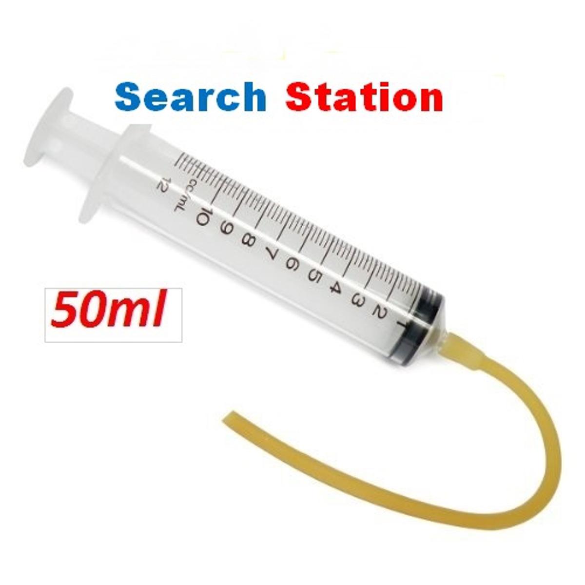 50ml Hand Feeding Syringe with Soft Tip for Birds/Puppy/Kitten/Dog/Cat, 1pc