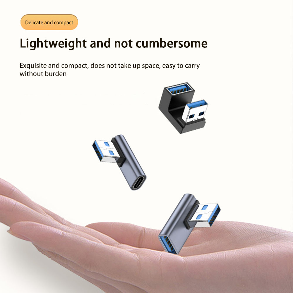 gu Usb Adapter Data Cable Adapter Extension Connector Elbow / U-shaped ...